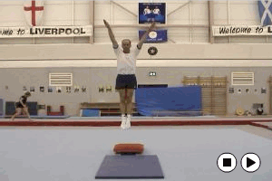 Straight Jump from Springboard Key 4 Content Trampette | Sportplan