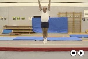 Key 4 Content Trampette Straight - Gymnastics Drills, | Sportplan