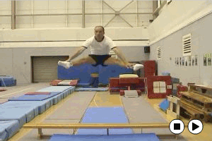 Low Straddle Vault Key 4 content trampette Straddle - | Sportplan