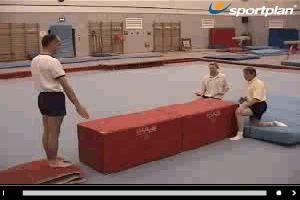 Forward Roll to Head Spring (Progressions) short bend | Sportplan