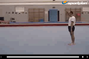 Round Off Key 3 Wheels - Gymnastics Drills, Gymnastics | Sportplan