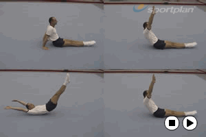 Long Sit to Dish Rock Key 1 Body Conditioning - | Sportplan