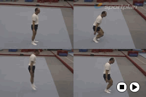 Jumping (2Foot to 2 Foot) Key 1 content jump & | Sportplan