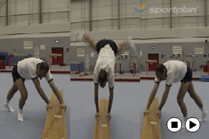 Benchwork 5 Wheeling legs kicks over a bench Key 2 | Sportplan
