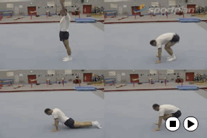 Burpee Key 4 Body conditioning - Gymnastics Drills, | Sportplan