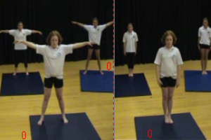Step to Wide shape Key 1 Calm Down - Gymnastics | Sportplan