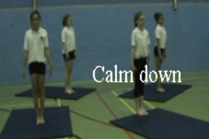 Calm down 5 Key 1 Calm Down - Gymnastics Drills, | Sportplan