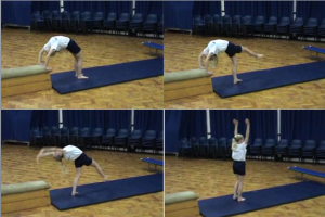 Modified Bridge with hands on apparatus Key 3 Bridge - | Sportplan