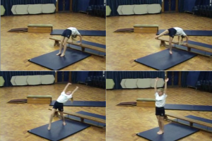 Modified Bridge with hands on apparatus Key 3 Bridge - | Sportplan