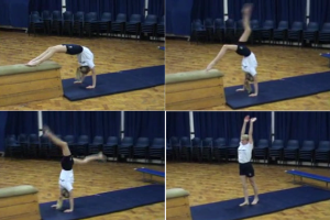 Modified Bridge with feet on apparatus Key 3 Bridge - | Sportplan