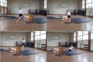 Hurdle step Variations with low apparatus Key 3 Body | Sportplan