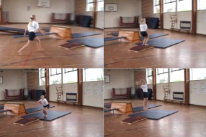 Hurdle step into half twist Key 3 Body Temperature | Sportplan