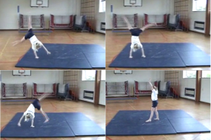 Narrow fan cartwheel Key 3 Wheels - Gymnastics Drills, | Sportplan