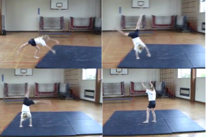 wide clockwise cartwheel Key 3 Wheels - Gymnastics | Sportplan