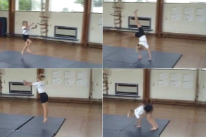 Round Off along a map Key 3 Round off - Gymnastics | Sportplan