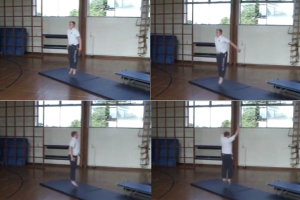 Develop Rhythmic Jumping Pattern with Twists. Key 3 | Sportplan