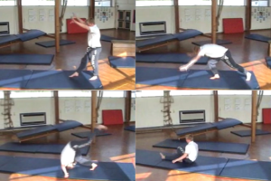 Lunge into Forward Roll Stag Leg Sit into Backward | Sportplan