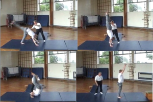 Handstand with forward roll exit with bent arms with | Sportplan