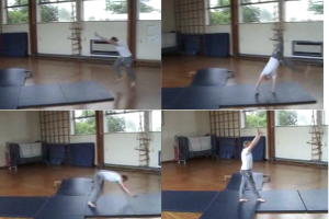 Round off along mat with snap down. Key 3 Round off - | Sportplan