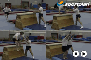 Through Vault Key 3 Through Vault - Gymnastics Drills, | Sportplan
