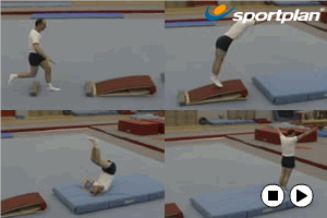 Hurdle Step to Dive Forward Roll Key 3 Hurdle Step - | Sportplan
