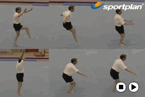 Key 2 Content Hurdle Step - Gymnastics Drills, | Sportplan