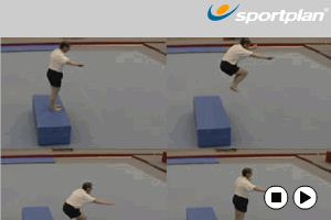 Jump from Platform Key 1 content jump & twist - | Sportplan