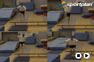 Hurdle Step Key 3 Hurdle Step - Gymnastics Drills, | Sportplan