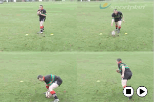 Rolling the ball along the ground. Agility & | Sportplan