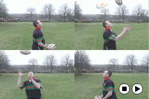 Throwing ball into air. Agility & Running Skills - | Sportplan