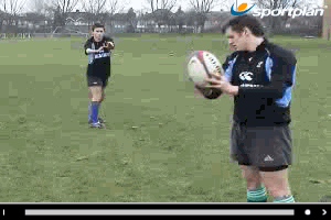Passing left to right Passing - Rugby Drills, Rugby | Sportplan