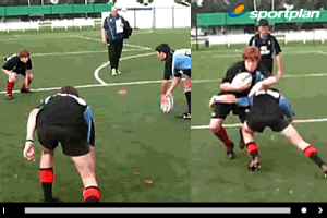 1 vs 1 Tackle Practice Tackling - Rugby League Drills, | Sportplan
