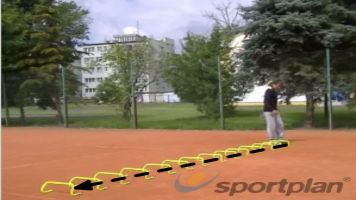 Sideways one leg hurdle Agility & Fitness - Tennis | Sportplan