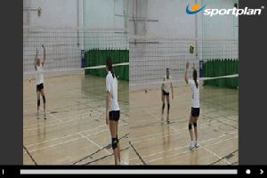 Set, Push and Catch drill Over Net 3 Grass roots - | Sportplan
